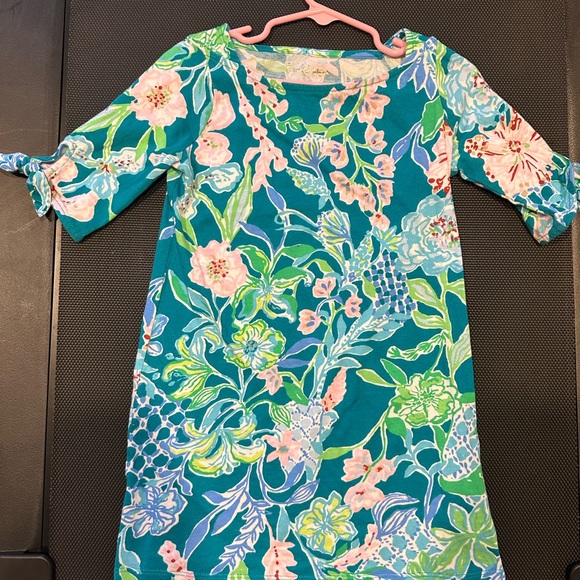 Lilly Pulitzer | Dresses | Lilly Pulitzer Kids Dress In Teal And Pink ...